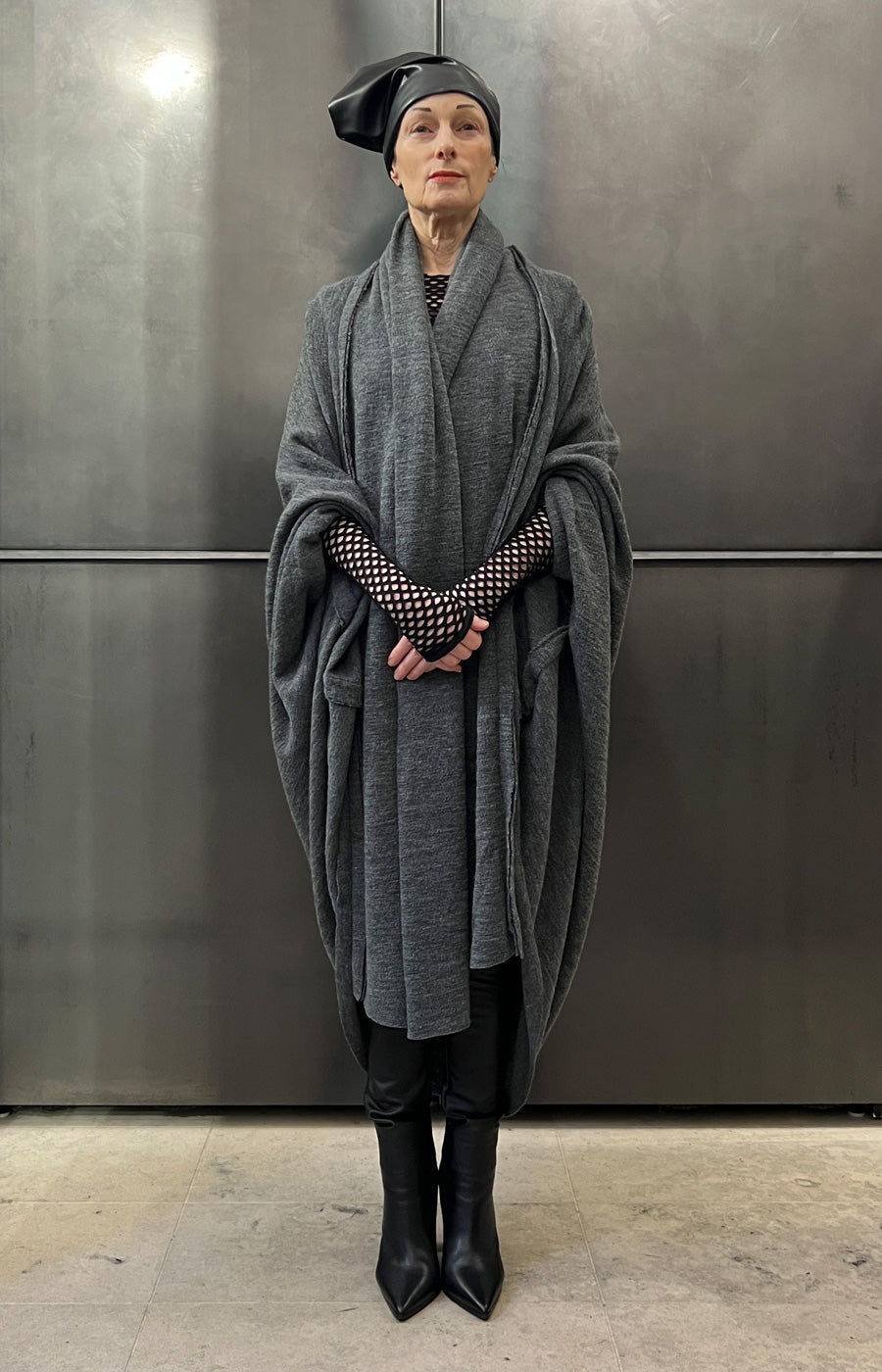 COOLAMON WRAP COAT GREY – ALISTAIR TRUNG